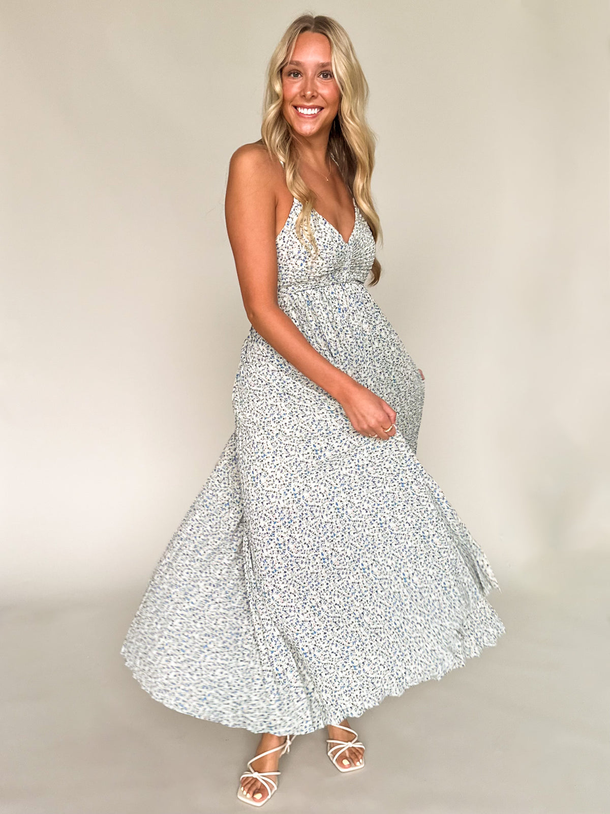 World's Been Spinning Pleated Dress Look — Out of Town Clothing